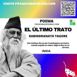 "El último trato" de Rabindranath Tagore (Poema) - Frases más poemas